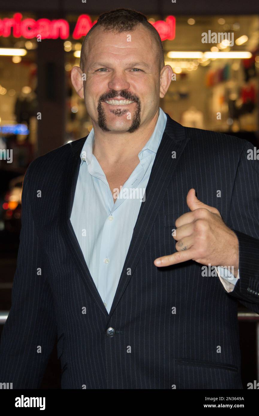 Chuck Liddell attends the Los Angeles Premiere of "Manny" at the TCL ...
