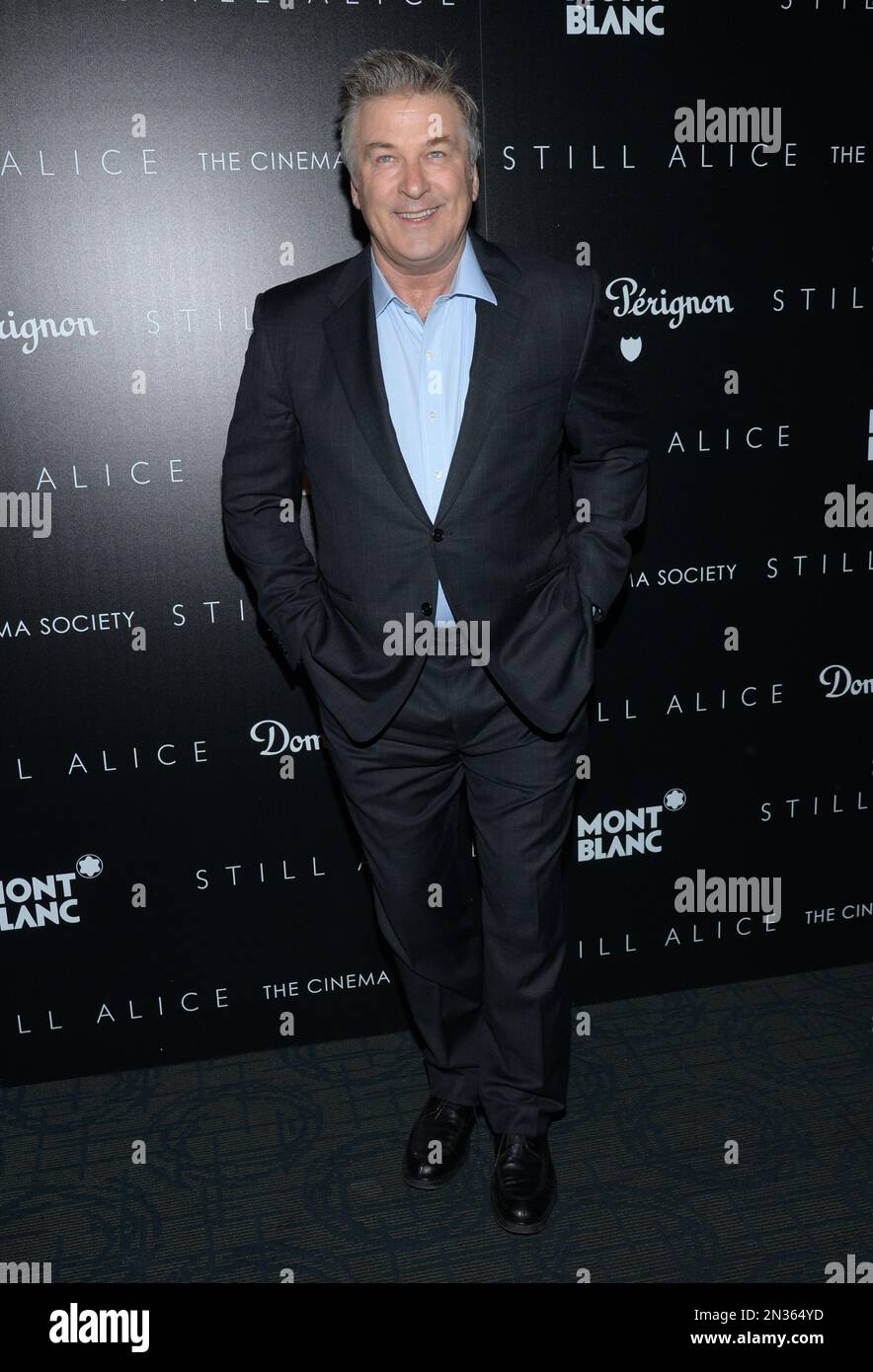Actor Alec Baldwin attends a special screening of "Still Alice" at the ...