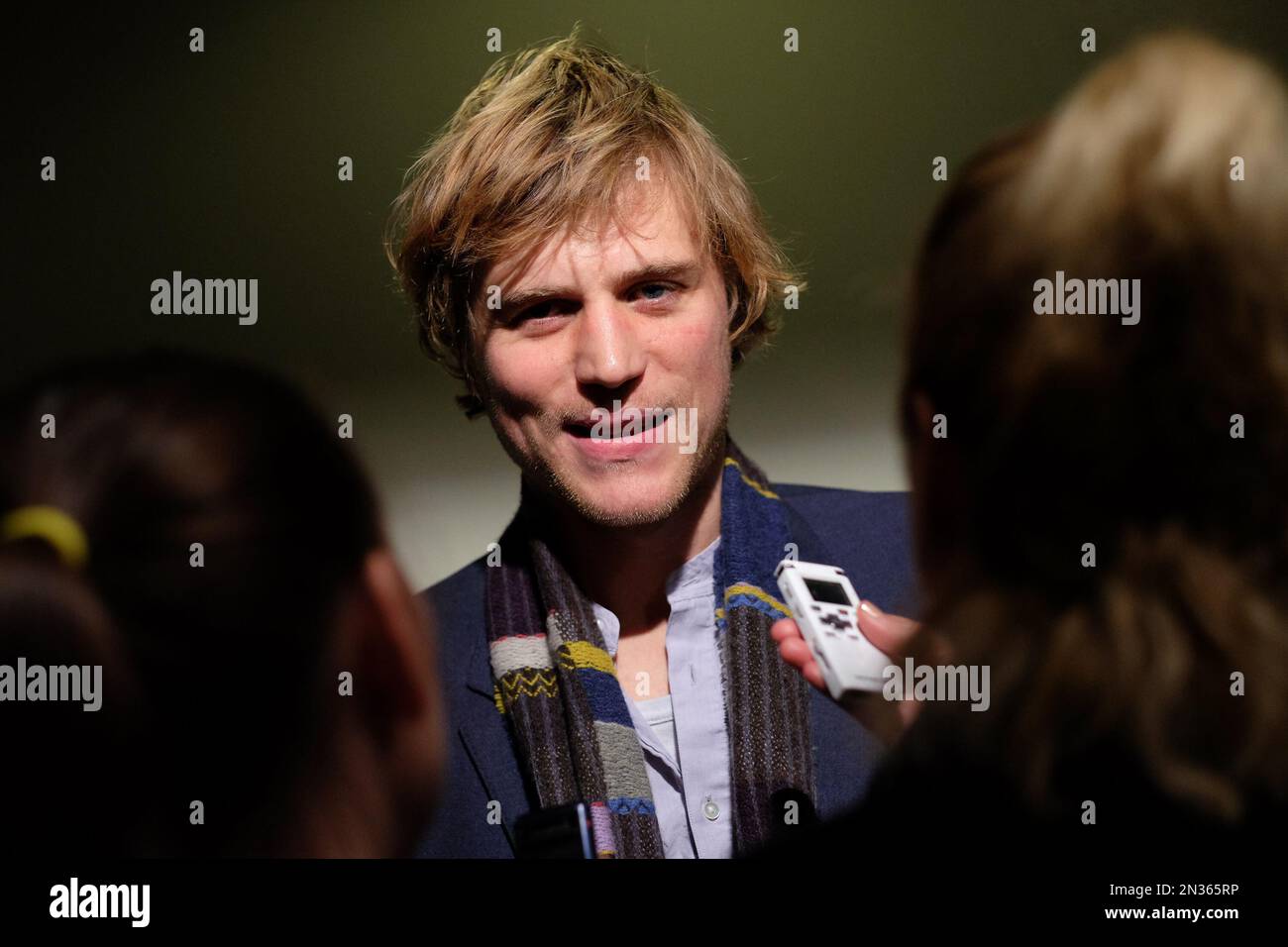 Actor Johnny Flynn attends the premiere of "Song One" hosted by The ...