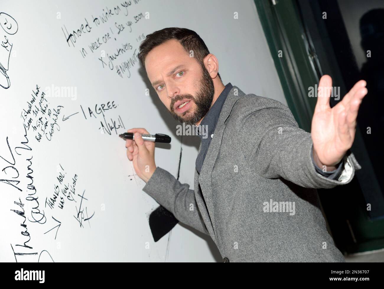 Comedian Nick Kroll attends AOL's BUILD Speaker Series to discuss his ...