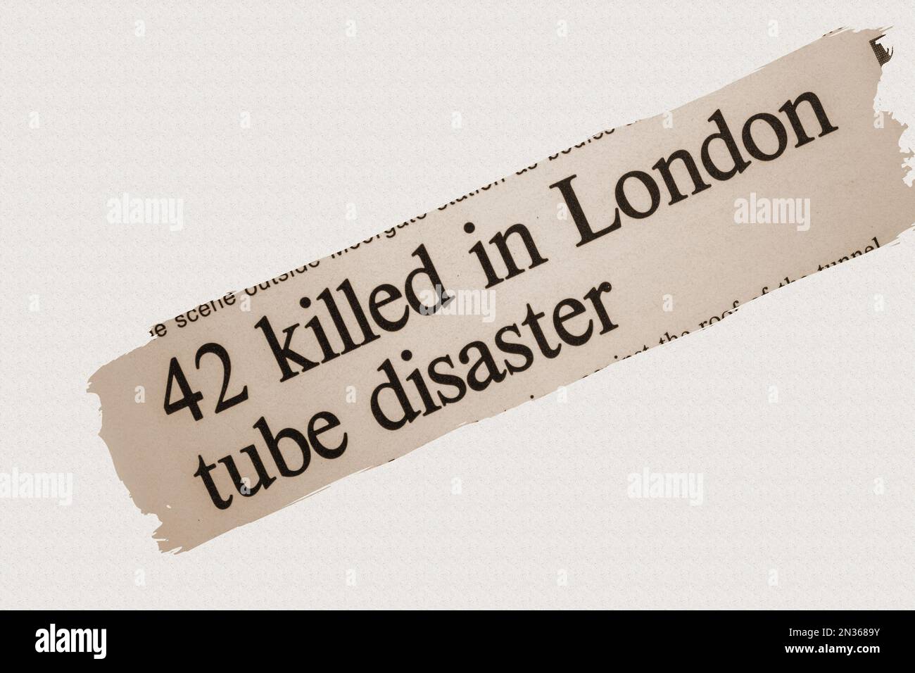 21 Killed in London tube disaster - news story from 1975 newspaper ...
