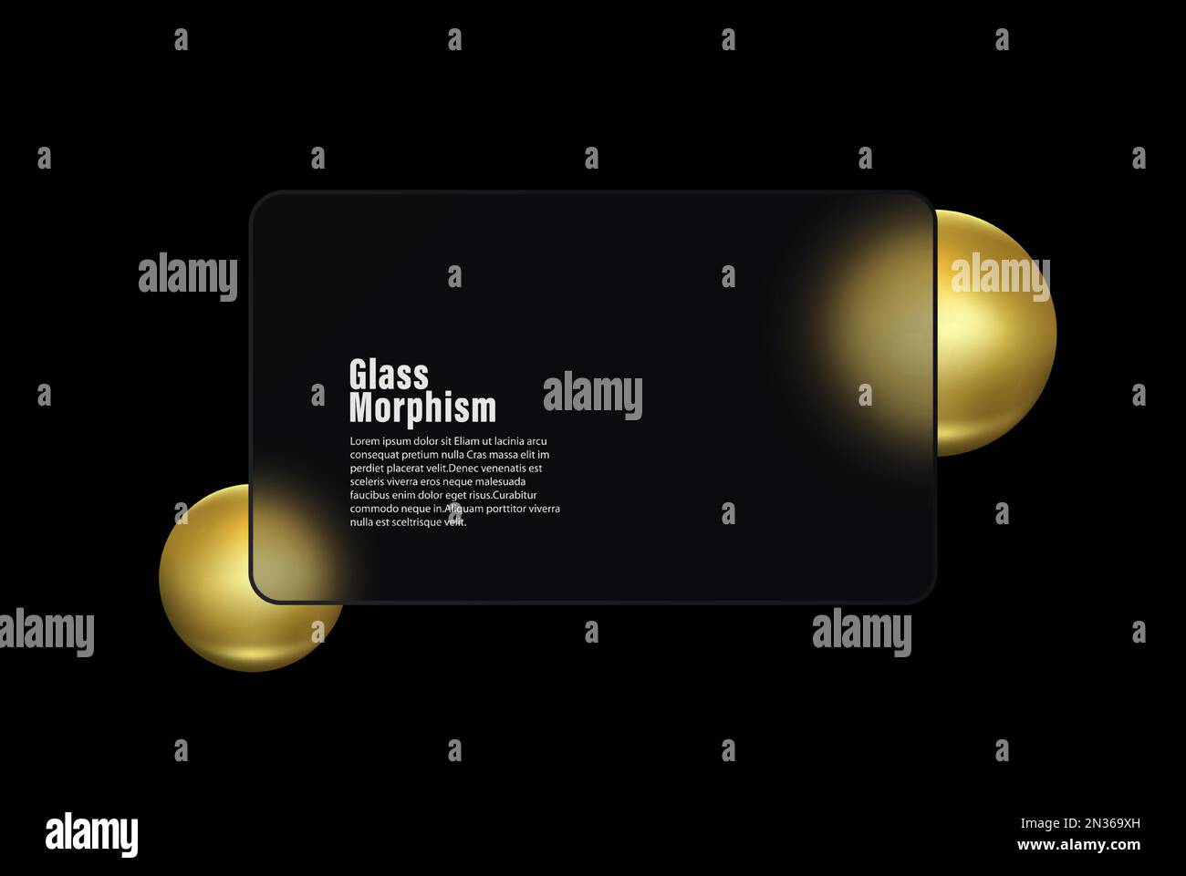 Glass morphism style. Credit card icon. Cashless payment concept ...