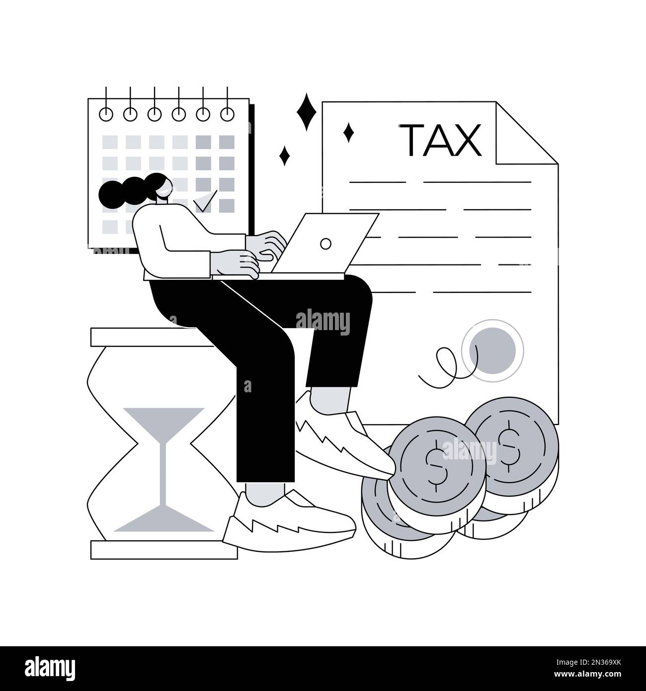 Fiscal planning Stock Vector Images - Alamy