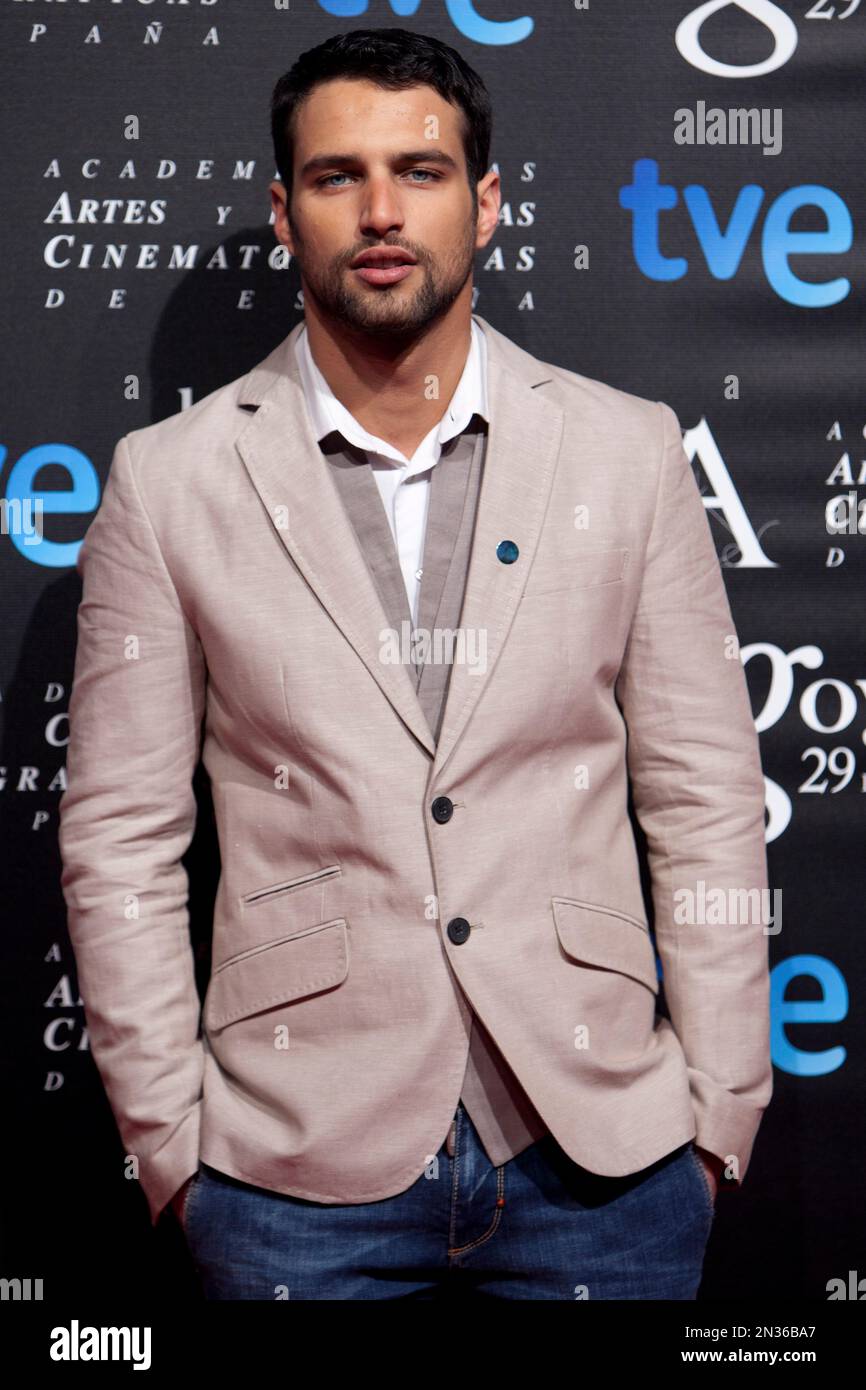Spanish actor Jesus Castro poses for photographers during the photocall ...