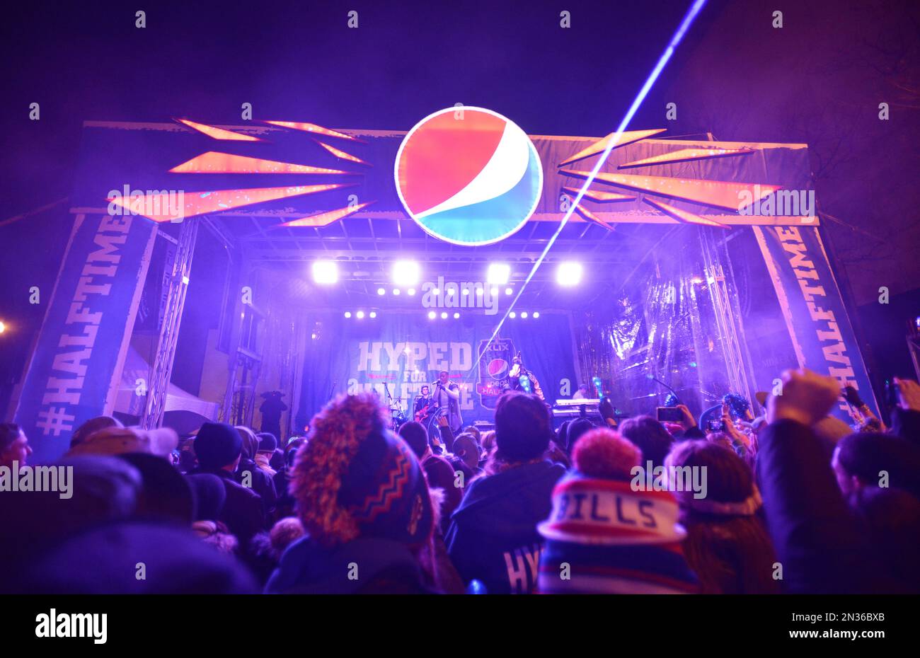 IMAGE DISTRIBUTED FOR PEPSI - Football fans in Rochester, N.Y. won an ...