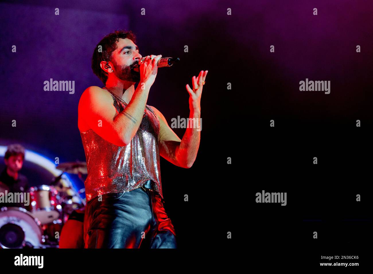 Milan, Italy. 05th Oct, 2022. Marco Mengoni live concert at Mediolanum ...