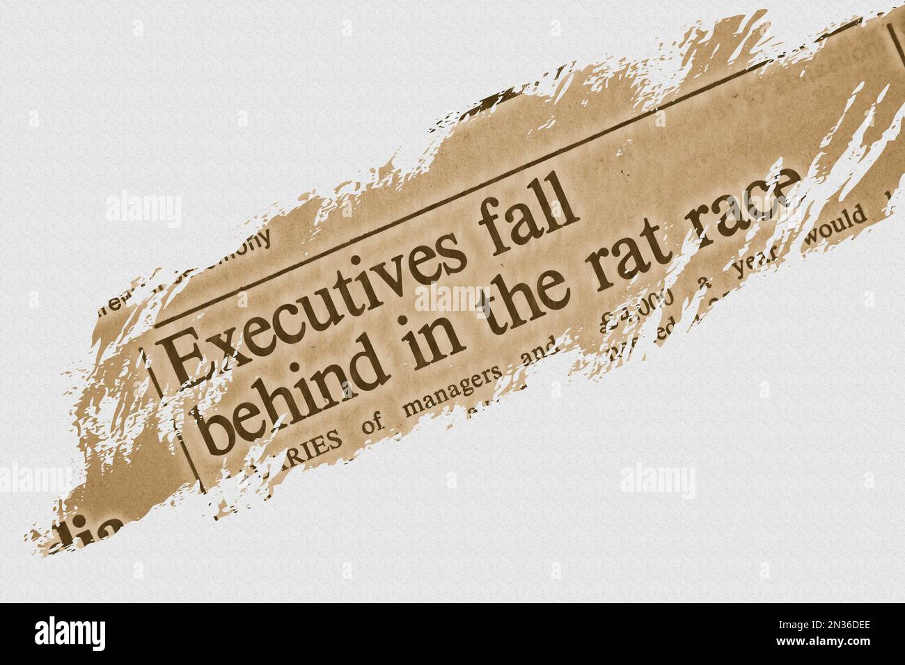 Executives fall behind in the rat race - news story from 1975 newspaper ...