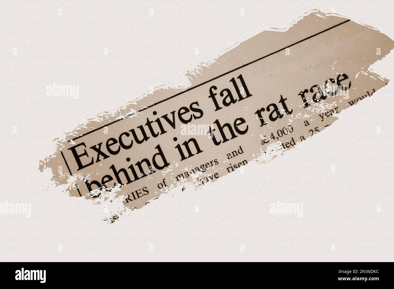 Executives fall behind in the rat race - news story from 1975 newspaper ...