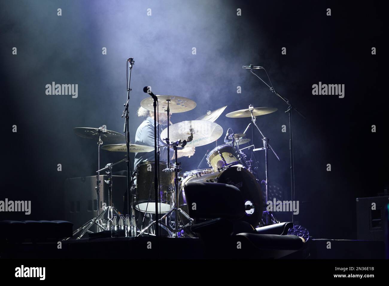 ISTANBUL, TURKIYE - SEPTEMBER 14, 2022: Turkish singer Teoman concert ...
