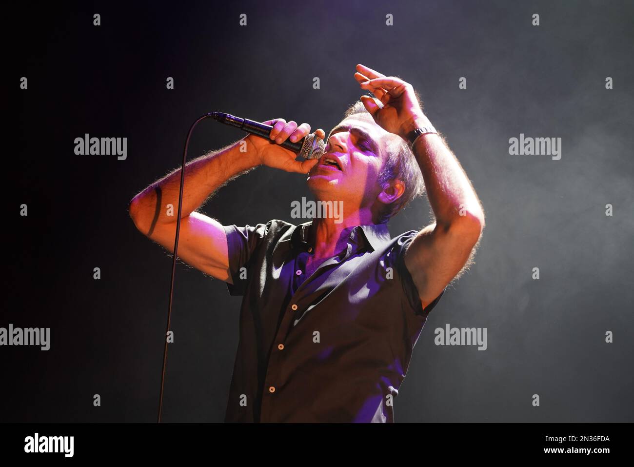 ISTANBUL, TURKIYE - SEPTEMBER 14, 2022: Turkish singer Teoman concert ...