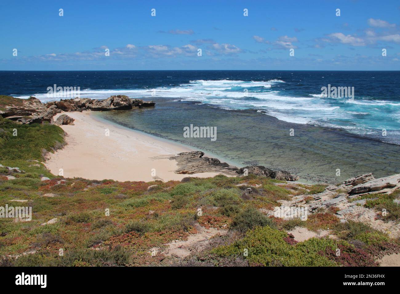 indian ocean at cape vlamingh rottnest island (australia Stock Photo ...