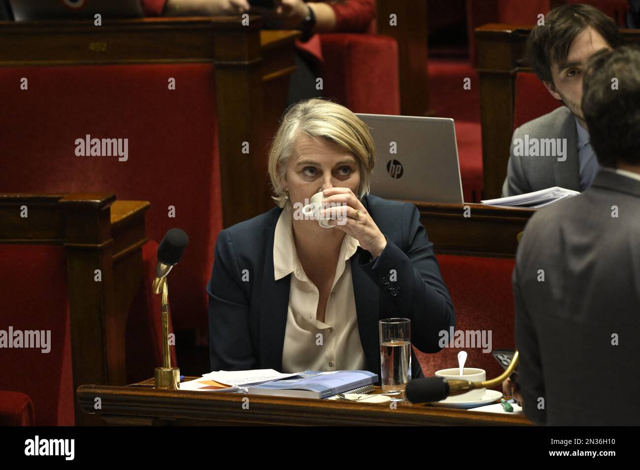 Paris, France on February 7, 2023. French ruling liberal party ...