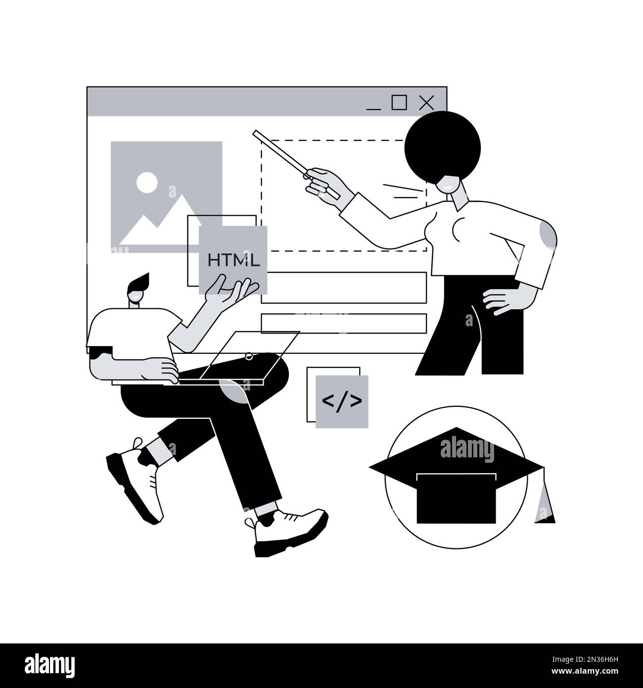 Coding for beginners Stock Vector Images - Alamy