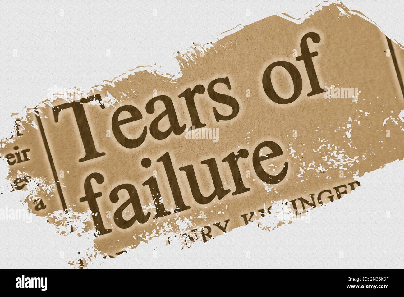 Tears of failure - news story from 1975 newspaper headline article ...