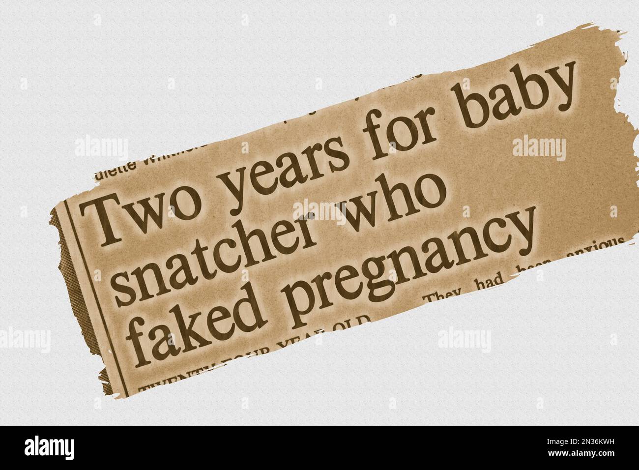Two years for baby snatcher who faked pregnancy - news story from 1975 ...