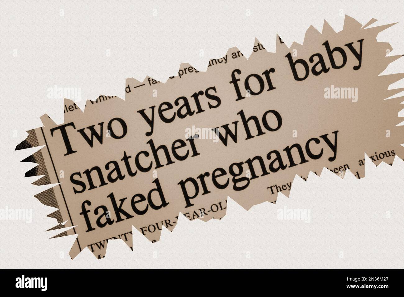 Two years for baby snatcher who faked pregnancy - news story from 1975 ...