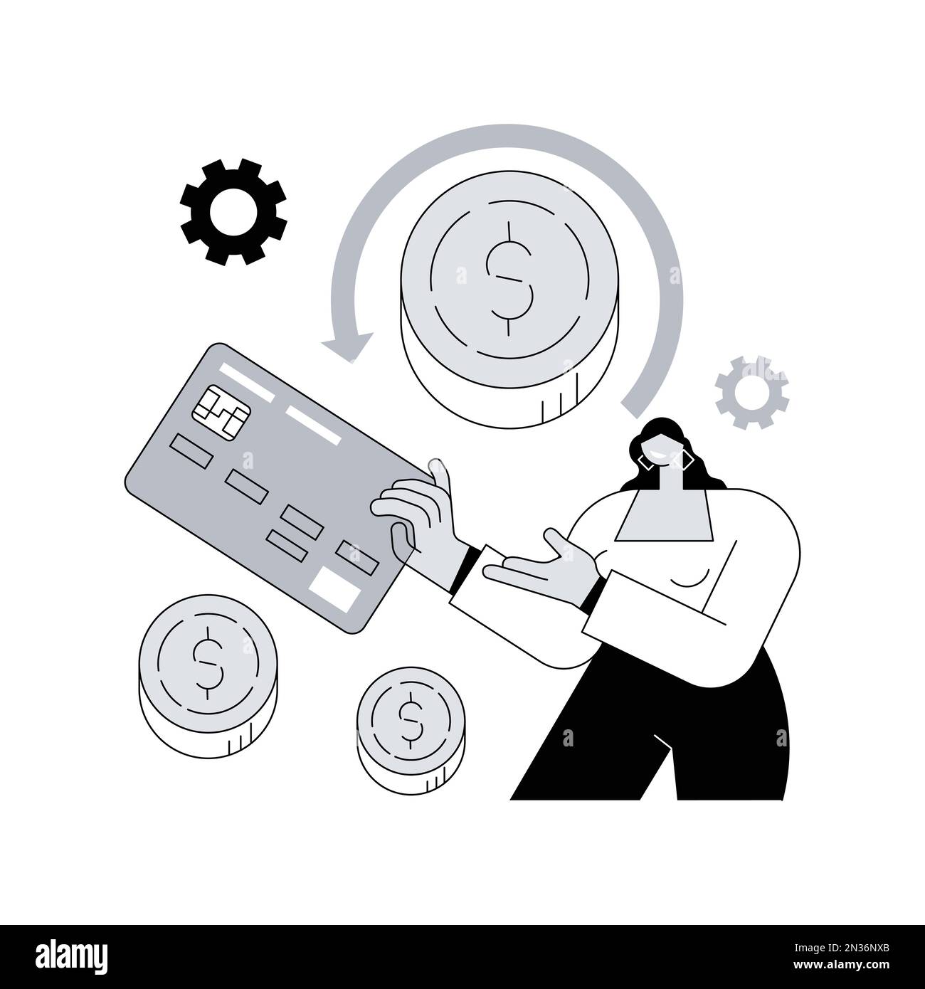 Credit dispute Stock Vector Images - Alamy