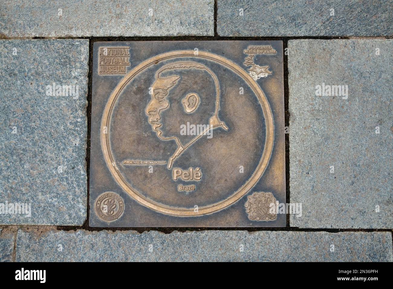 National Football Museum in Manchester UK Stock Photo - Alamy