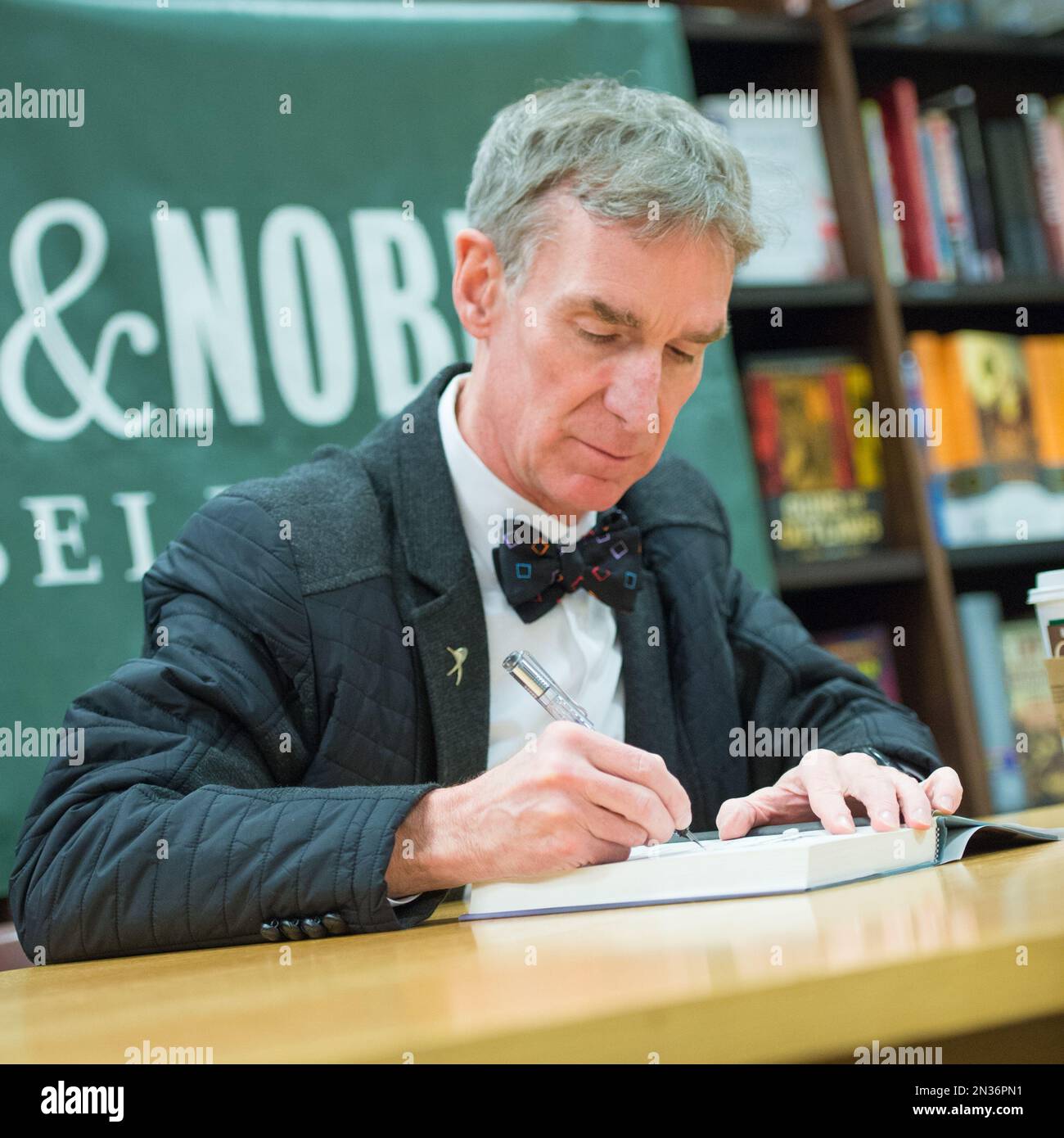 Bill Nye signs copies of his new book "Undeniable: Evolution and the ...
