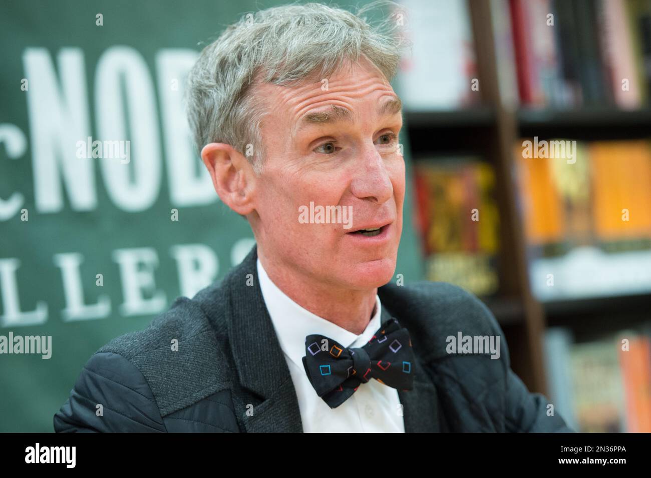 Bill Nye signs copies of his new book "Undeniable: Evolution and the ...