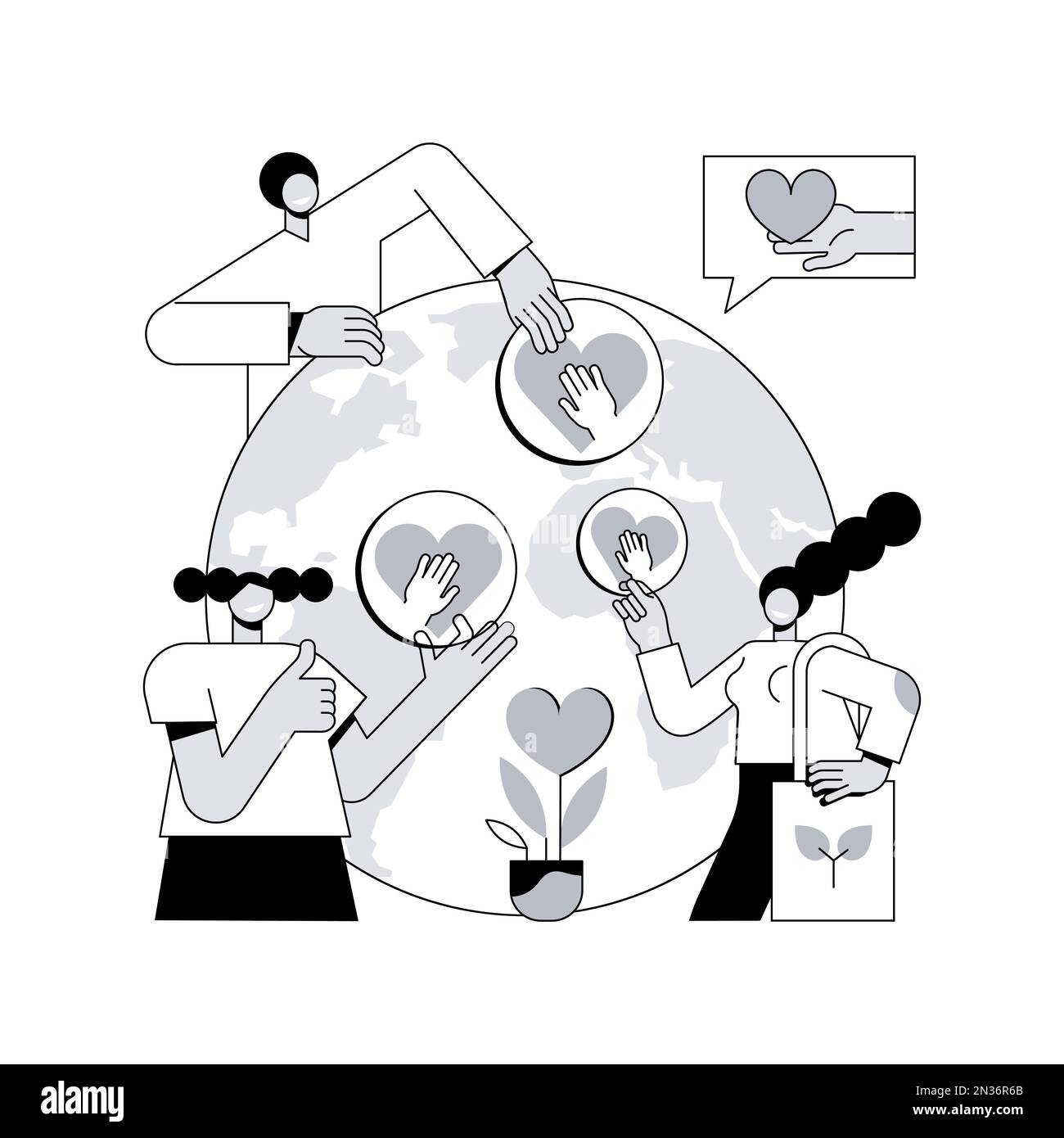 Civil society network Stock Vector Images - Alamy