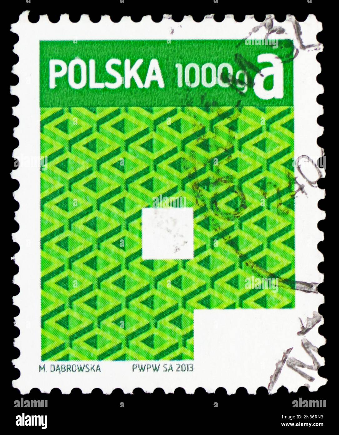 MOSCOW, RUSSIA - FEBRUARY 4, 2023: Postage stamp printed in Poland ...