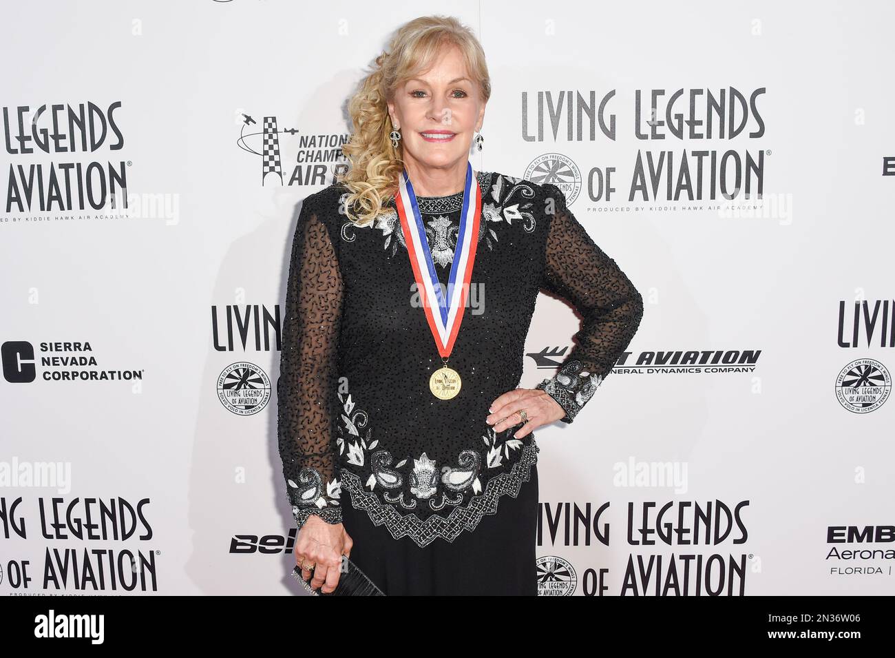Julie Clark attends the 12th Annual Living Legends of Aviation Awards ...