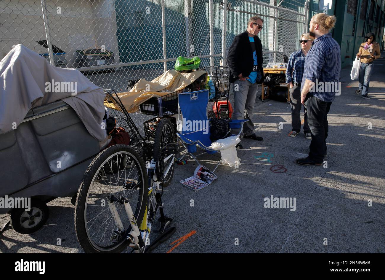 Guiseppe Galuppo, 53, (left) who has been homeless for the past two ...