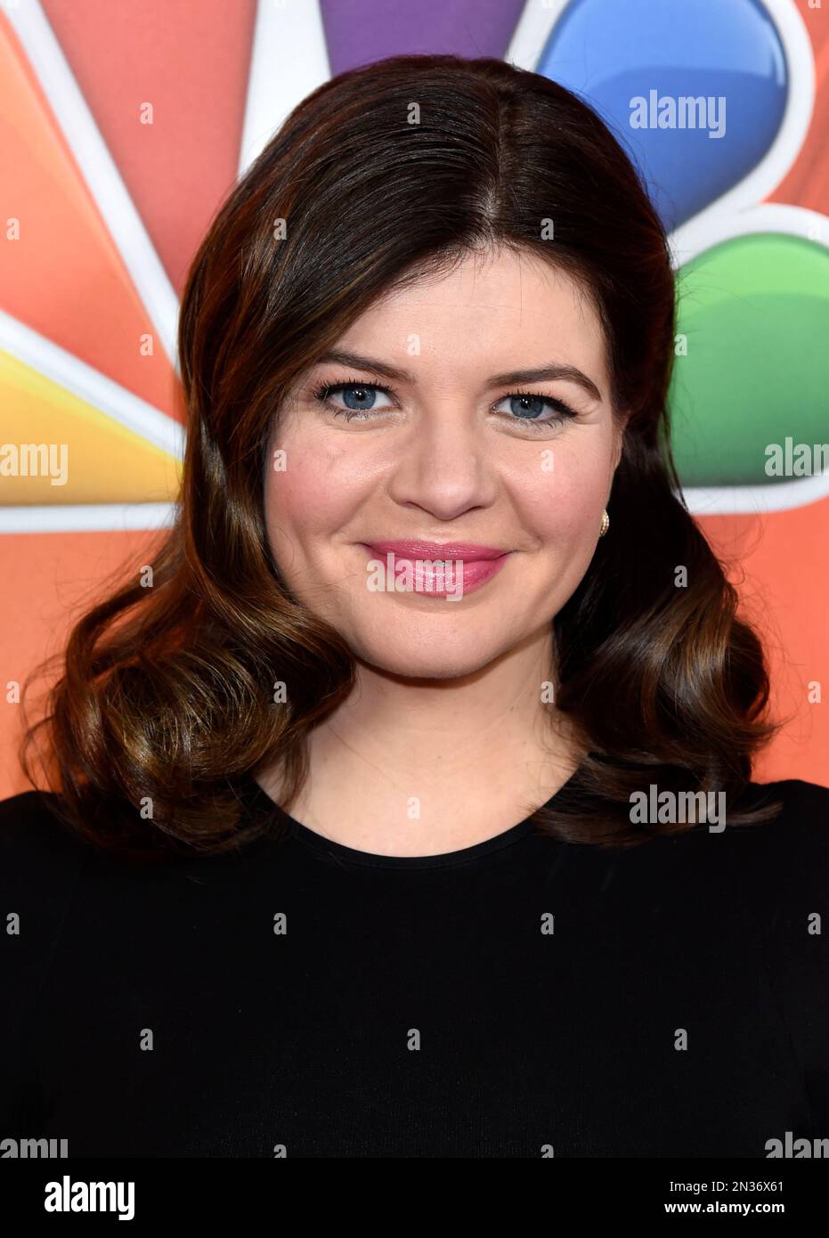 Casey Wilson, a cast member in the television series "Marry Me," poses ...
