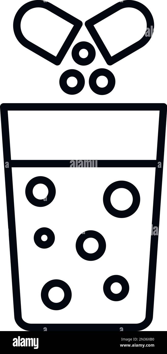 Medical drug icon outline vector. Bacteria disease. Virus pill Stock ...