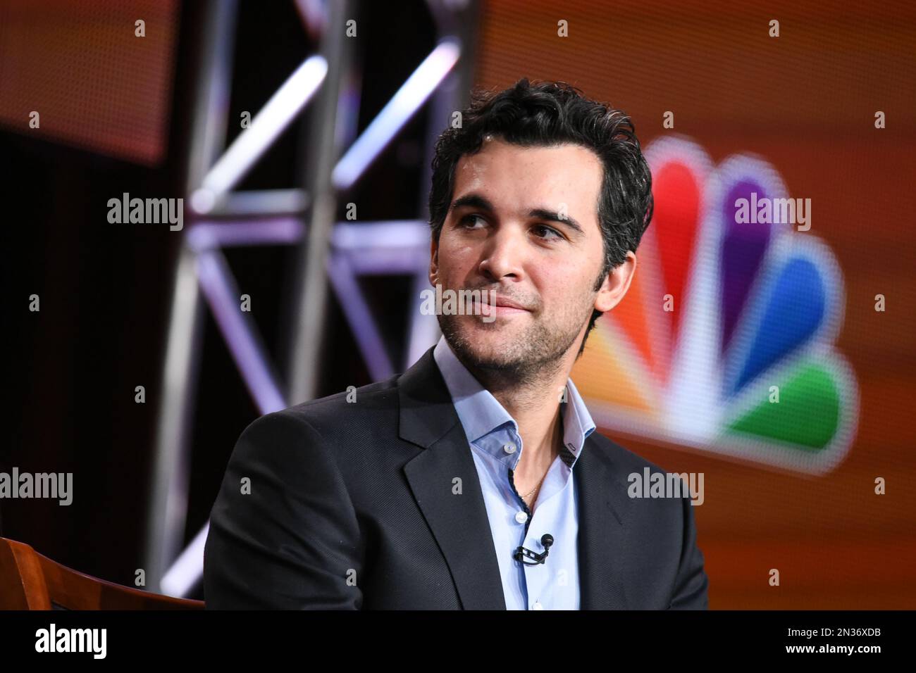 Juan Pablo di Pace speaks on stage during the "A.D. The Bible Continues ...