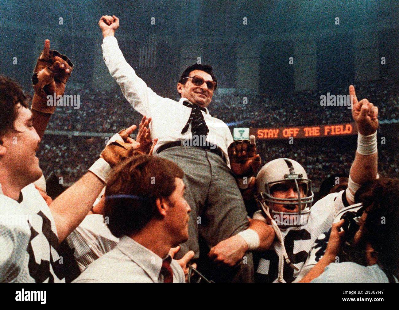 FILE - In this Jan. 1, 1983, file photo, Penn State head football coach ...