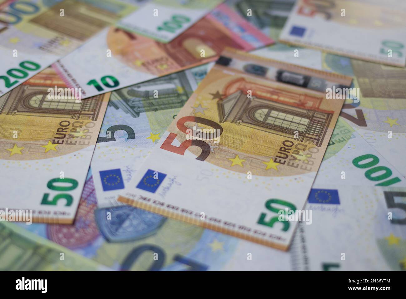 Close up of euro banknotes Stock Photo - Alamy