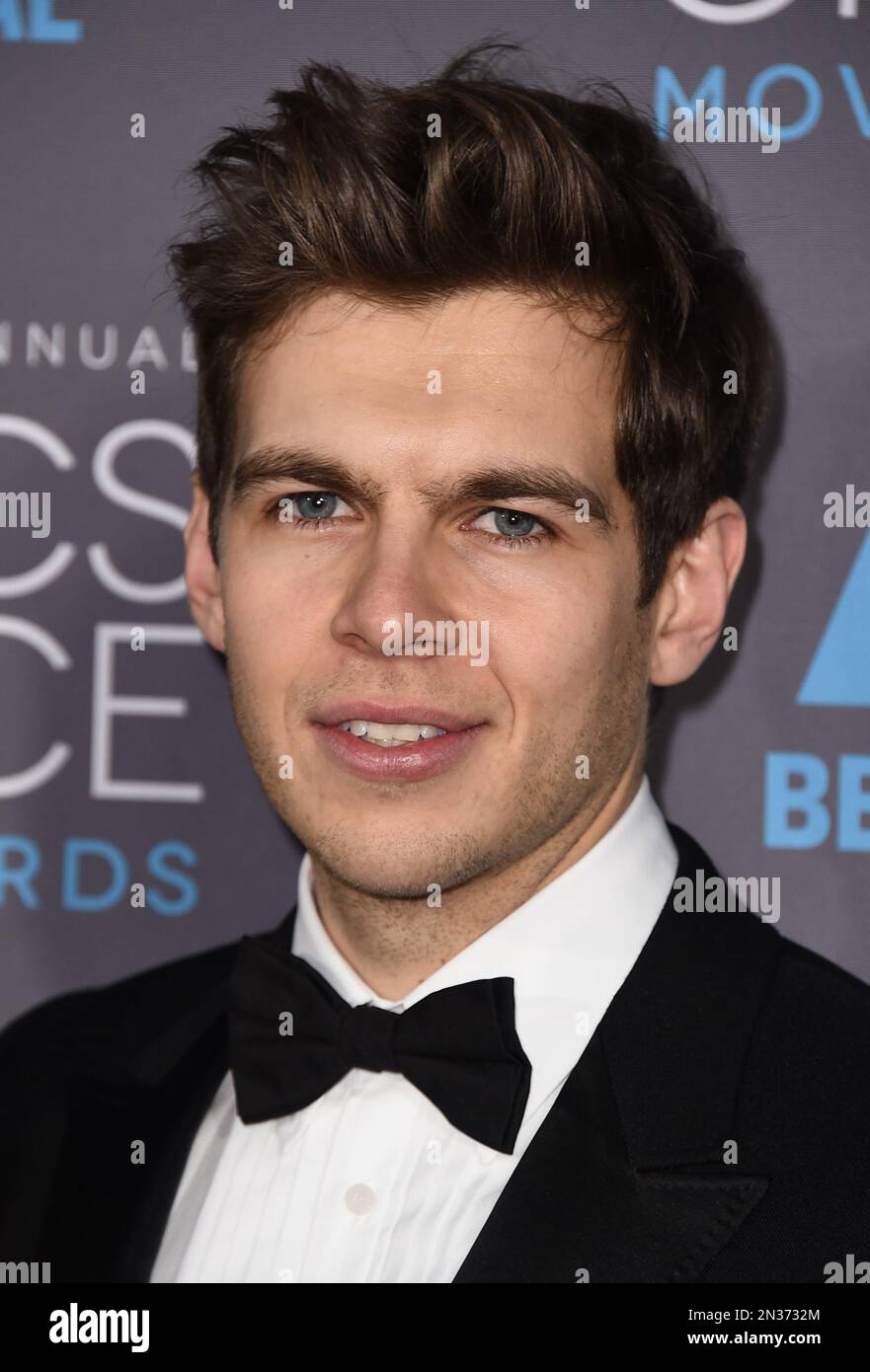 James Righton arrives at the 20th annual Critics' Choice Movie Awards ...