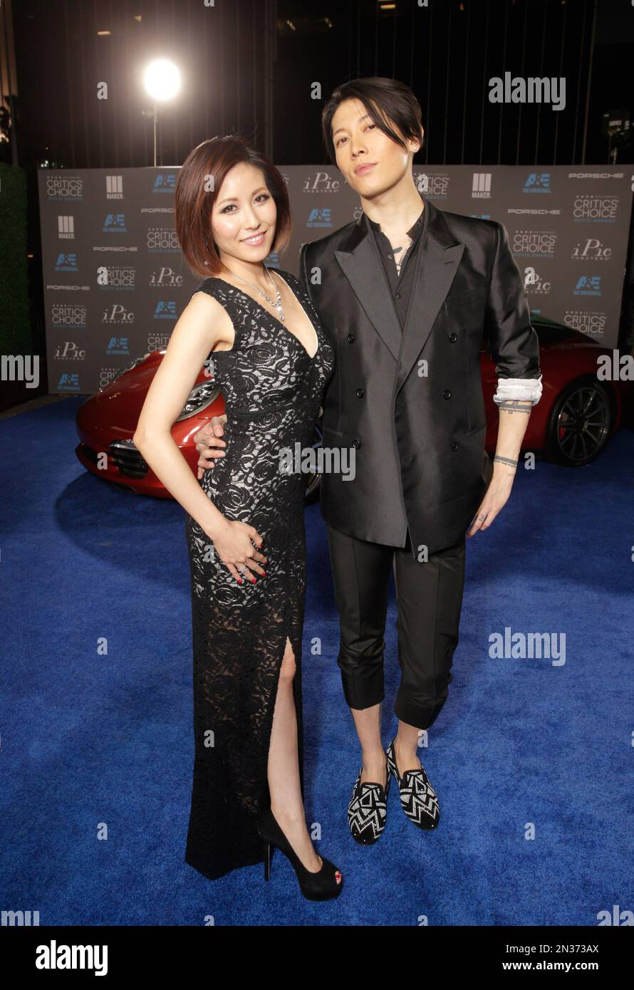 Miyavi and Melody arrive as Porsche celebrates the 20th Annual Critics ...