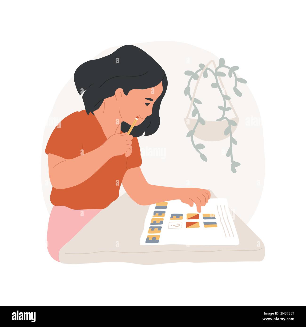 Gifted assessment isolated cartoon vector illustration. Gifted child ... Gifted assessment isolated cartoon vector illustration. Gifted child ...