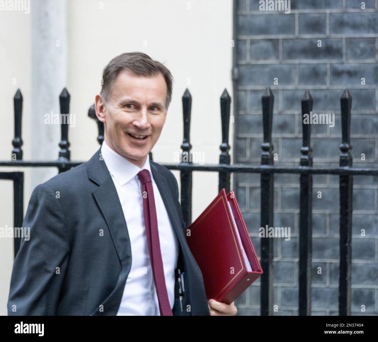 London, UK. 7th Feb, 2023. Jeremy Hunt, Chancellor of the Exchequer ...