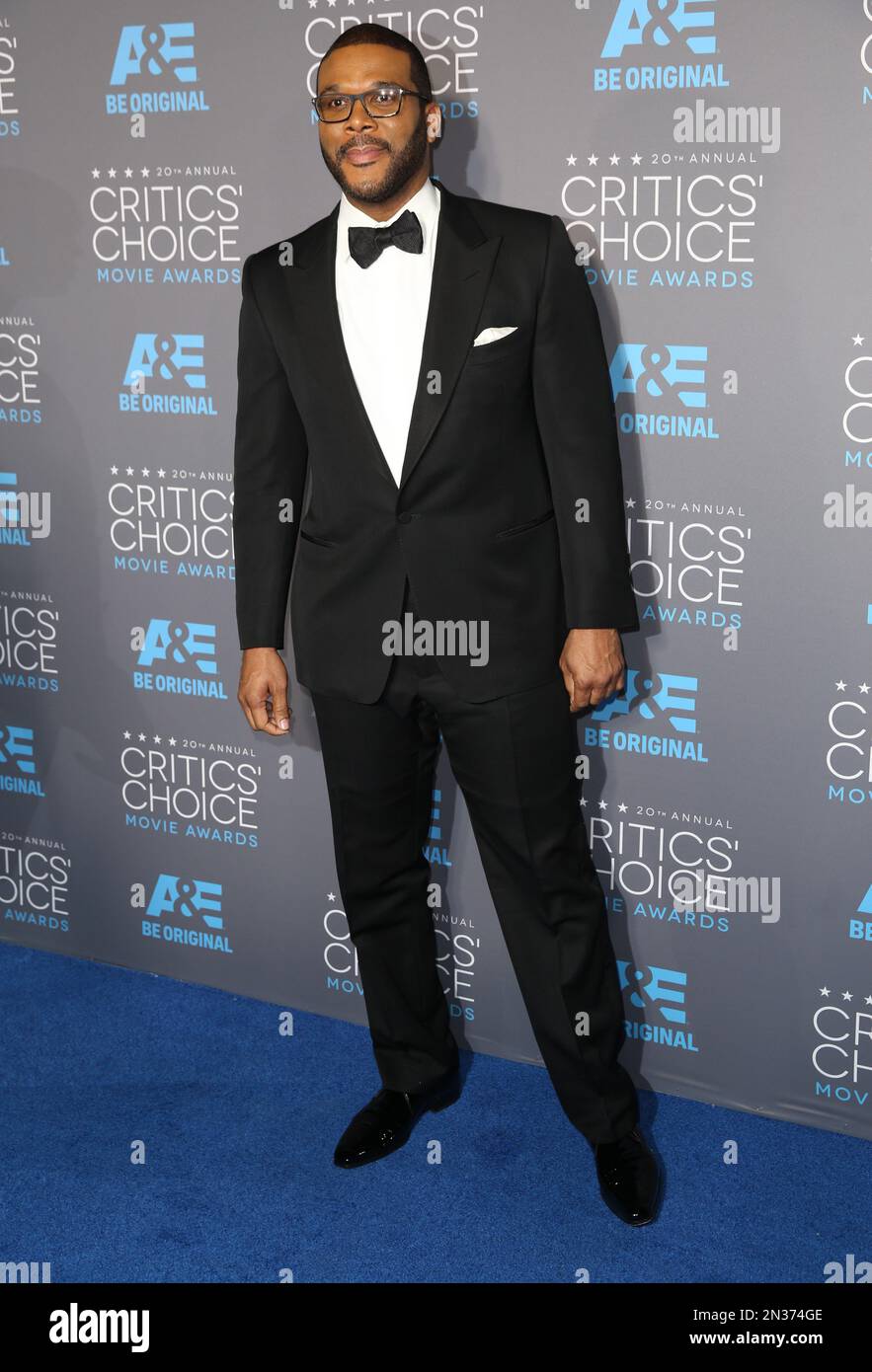 Tyler Perry arrives at the 20th annual Critics' Choice Movie Awards at ...