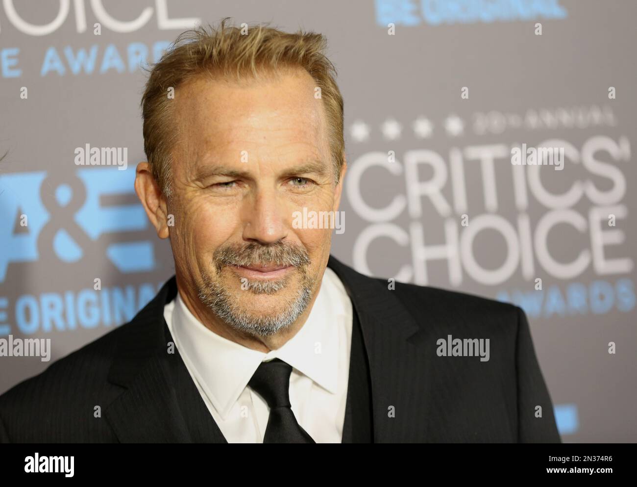 Kevin Costner arrives at the 20th annual Critics' Choice Movie Awards ...