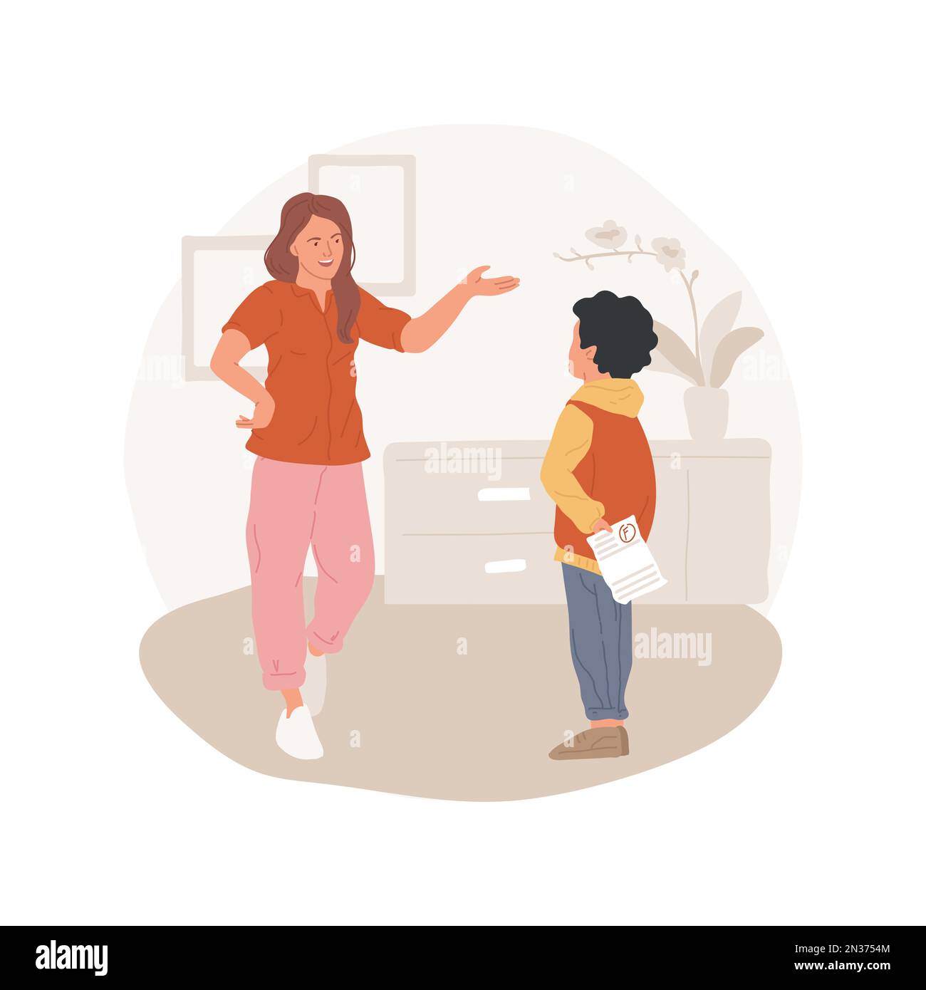 Poor student at studying Stock Vector Images - Alamy