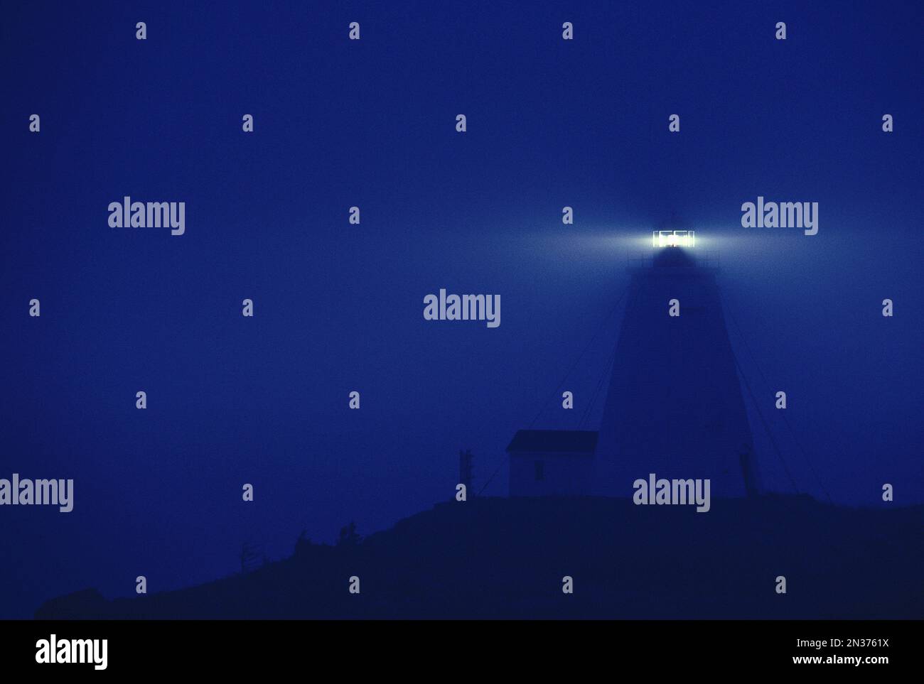 Swallowtail Lighthouse, Grand Manan Island, New Brunswick, Canada Stock ...