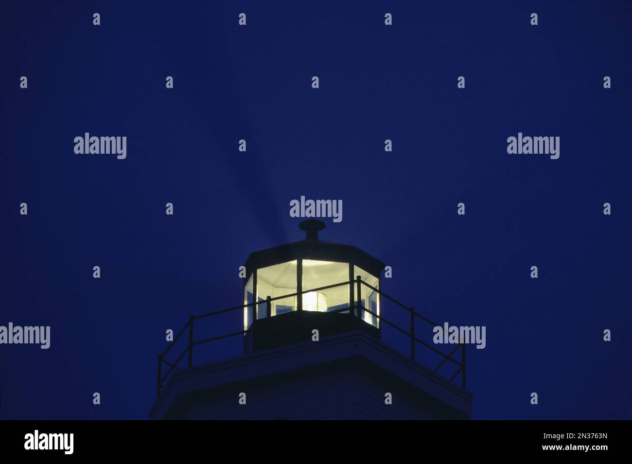 Swallowtail Lighthouse, Grand Manan Island, New Brunswick, Canada Stock ...