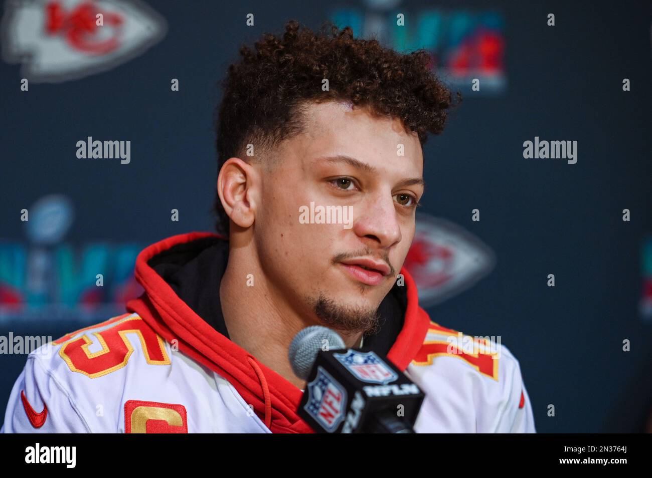 Phoenix, USA. 07th Feb, 2023. Kansas City Chiefs quarterback Patrick ...