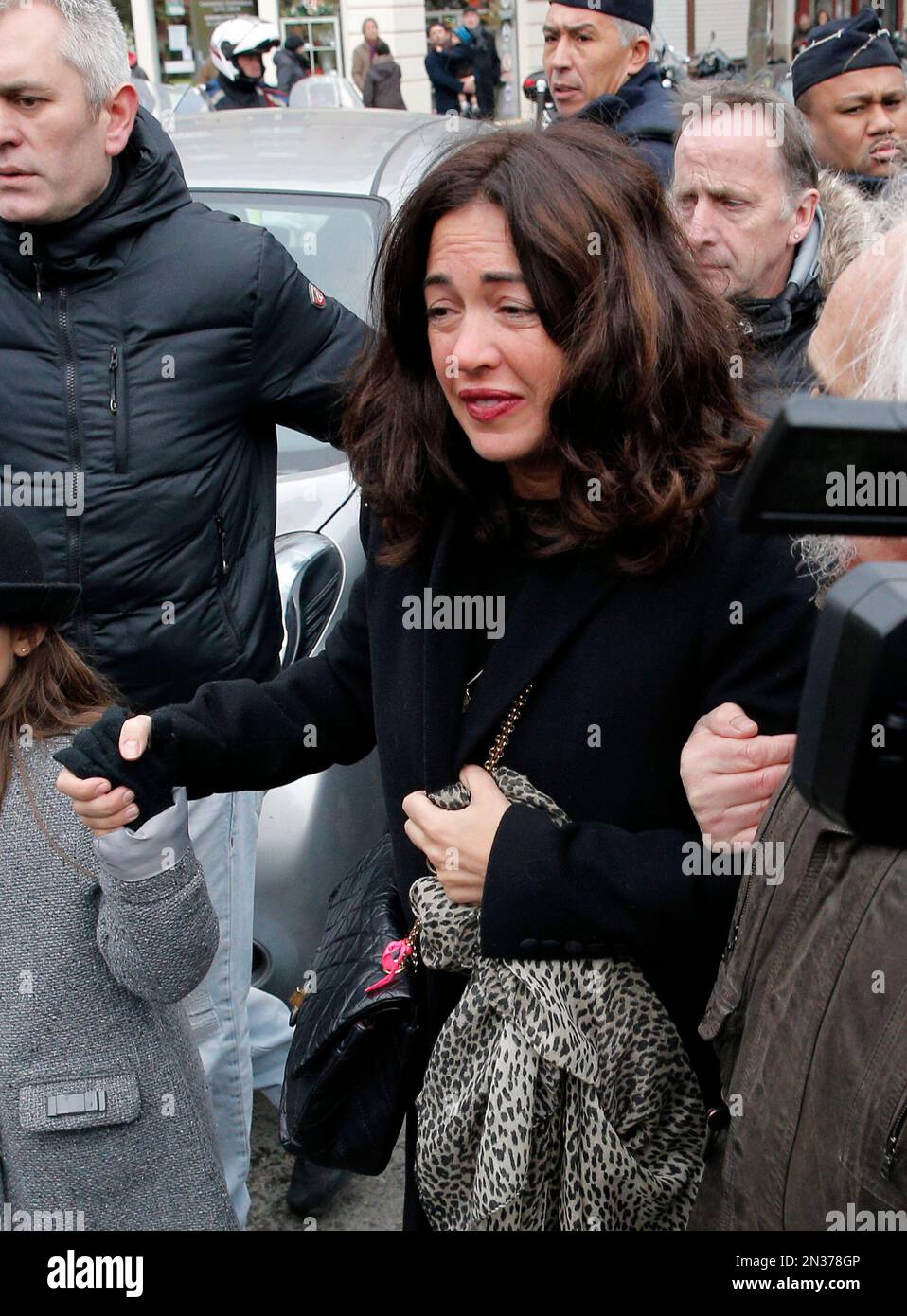 Daughter of French cartoonist Georges Wolinski, Elsa Wolinski arrives ...