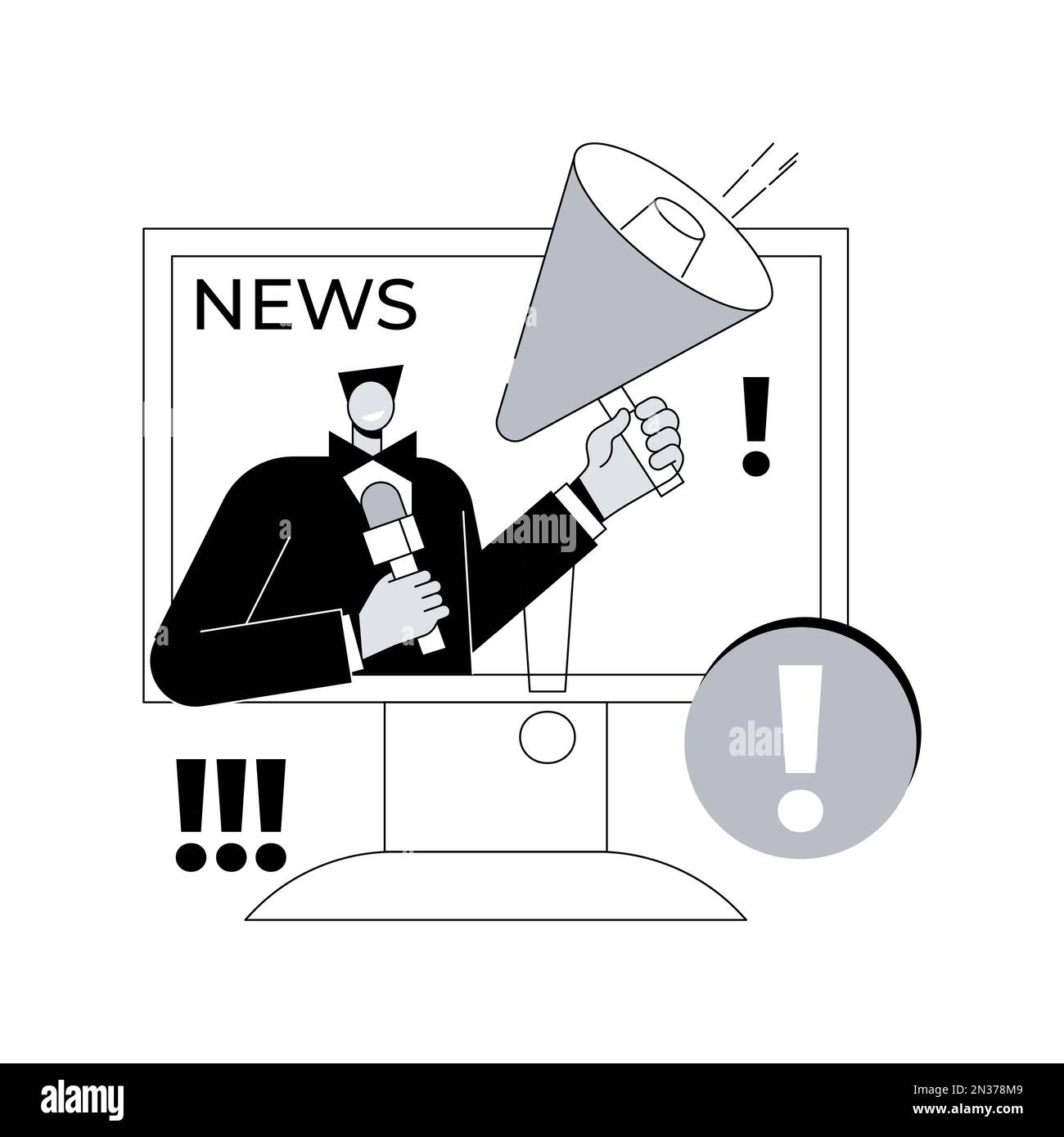 Data scandal Stock Vector Images - Alamy