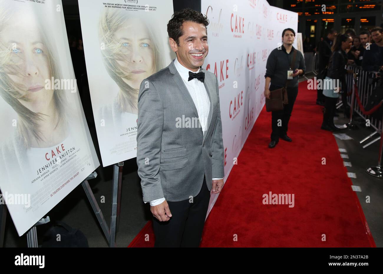 Director Daniel Barnz arrives at the Los Angeles premiere of "Cake" at ...