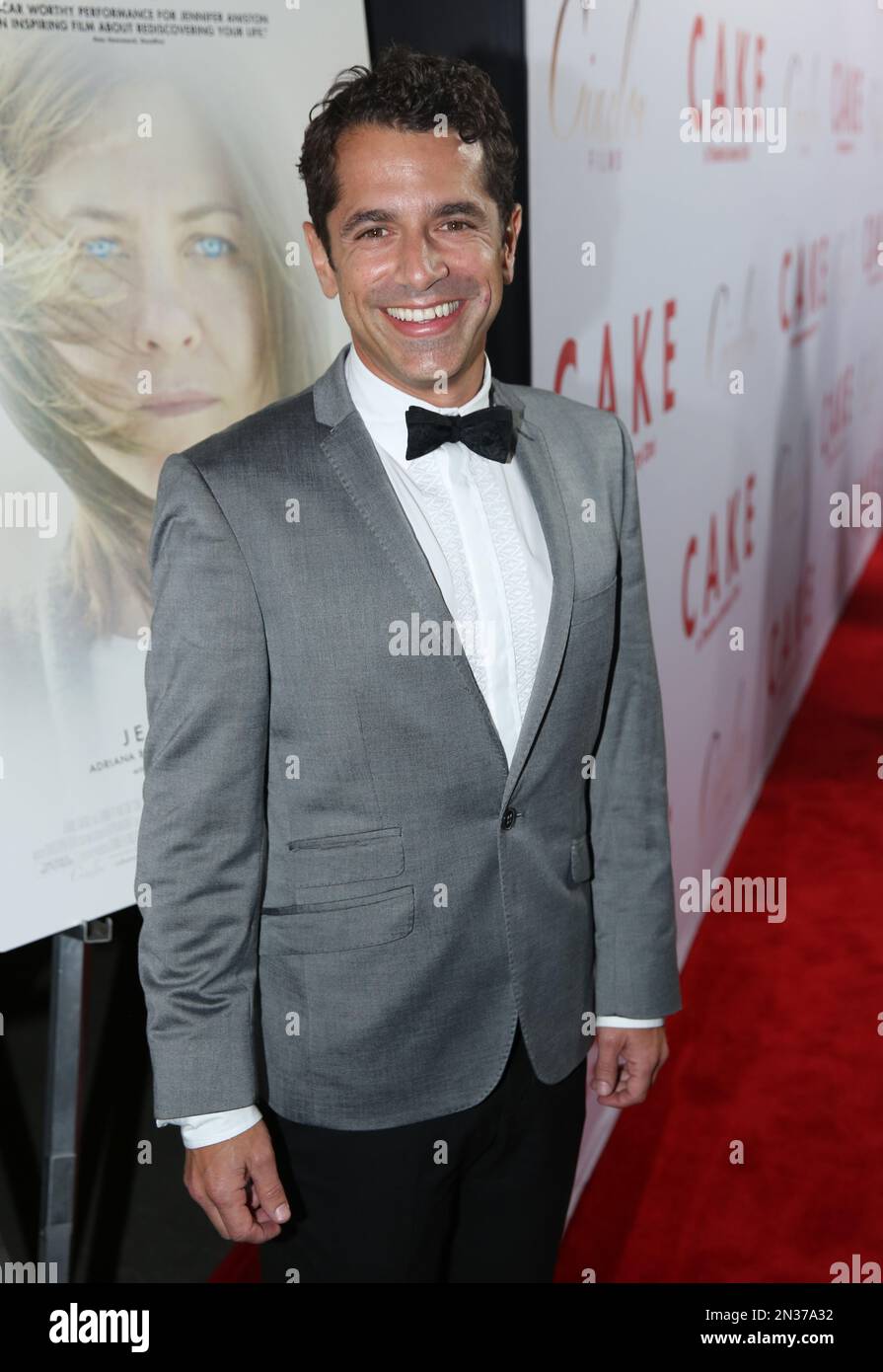 Director Daniel Barnz arrives at the Los Angeles premiere of "Cake" at ...