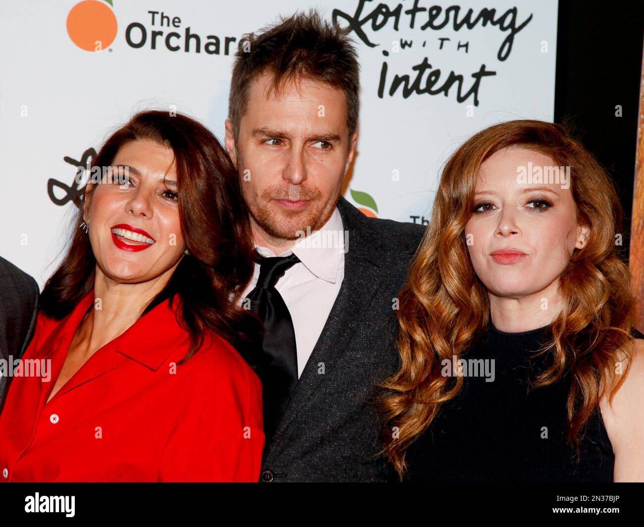 Marisa Tomei, from left, Sam Rockwell and Natasha Lyonne attend the ...