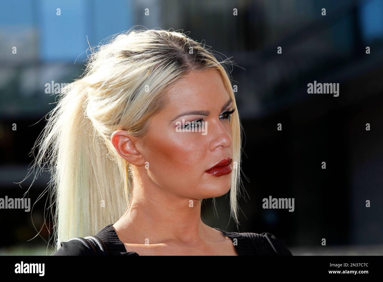 Chloe Goins, a model who claims entertainer Bill Cosby drugged and ...