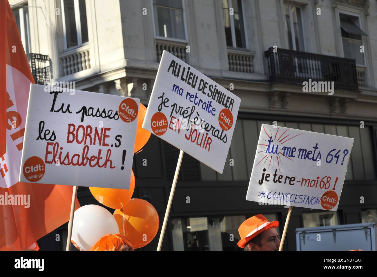 France pension reform 2023 hi-res stock photography and images - Alamy
